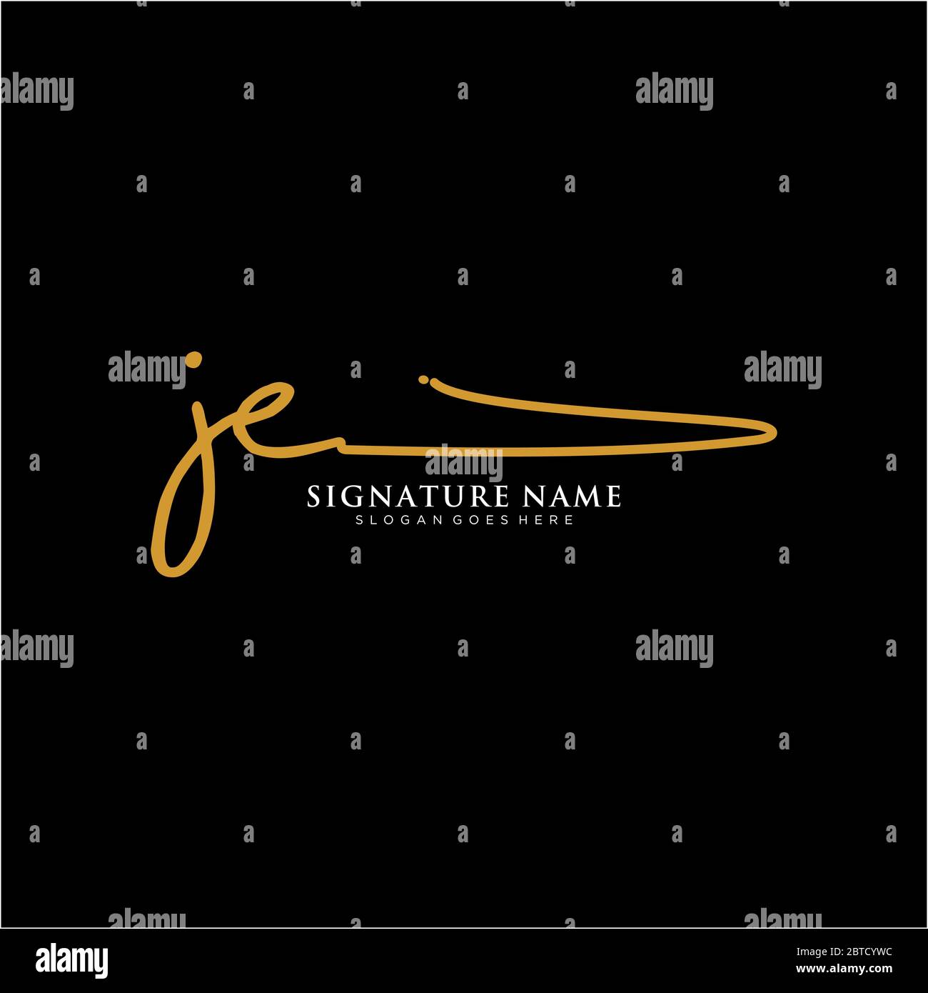 Je signature hi-res stock photography and images - Alamy