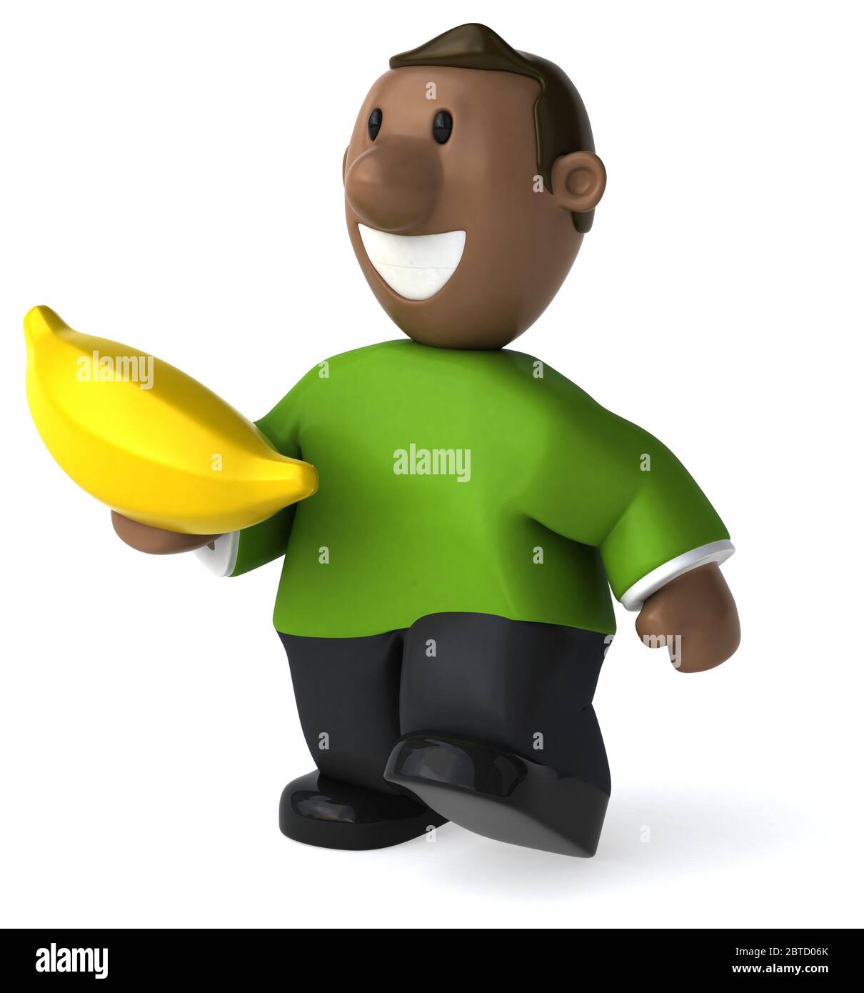 Cartoon guy - 3D Illustration Stock Photo - Alamy