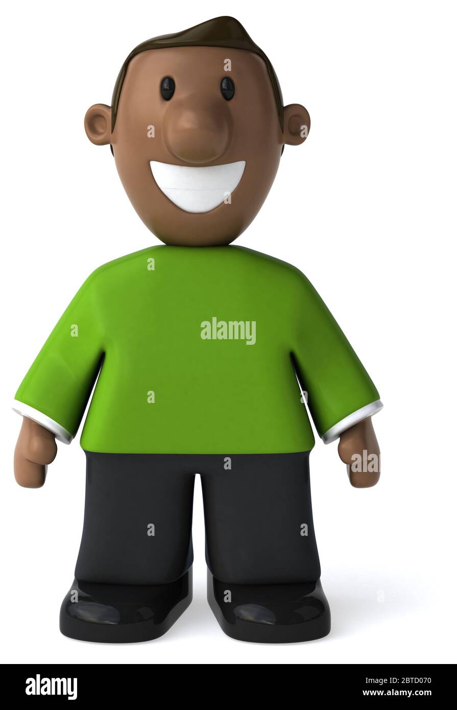 Cartoon guy - 3D Illustration Stock Photo - Alamy