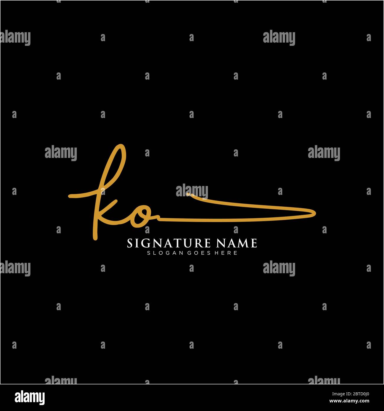 Ko logo Stock Vector Images - Alamy