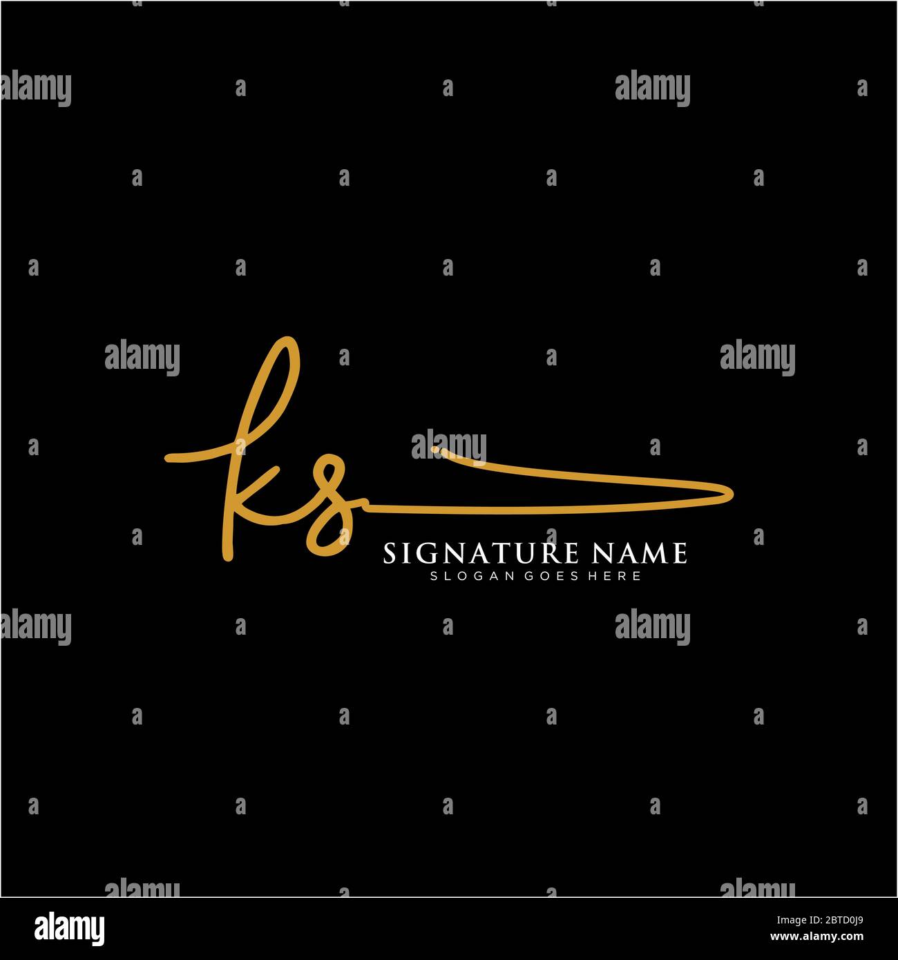 Letter ks logo hi-res stock photography and images - Alamy