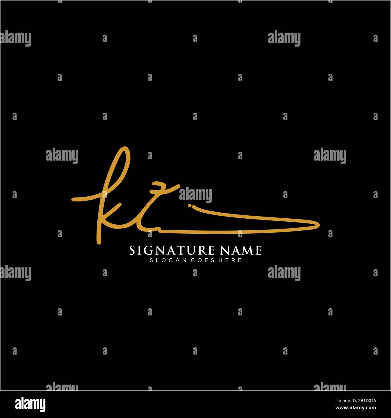 Letter Kz Logo High Resolution Stock Photography and Images - Alamy