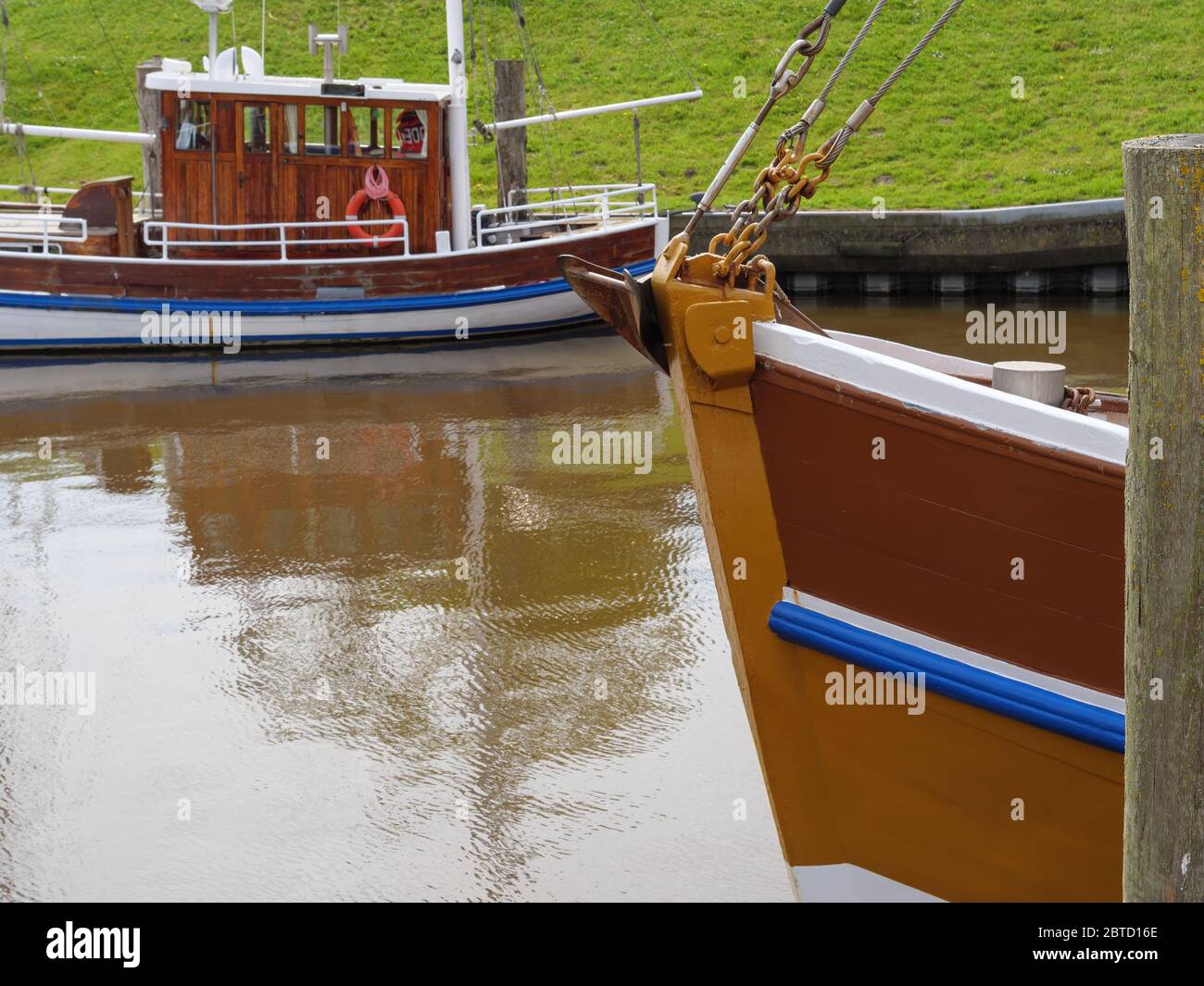 harbor at the german coast Stock Photo - Alamy