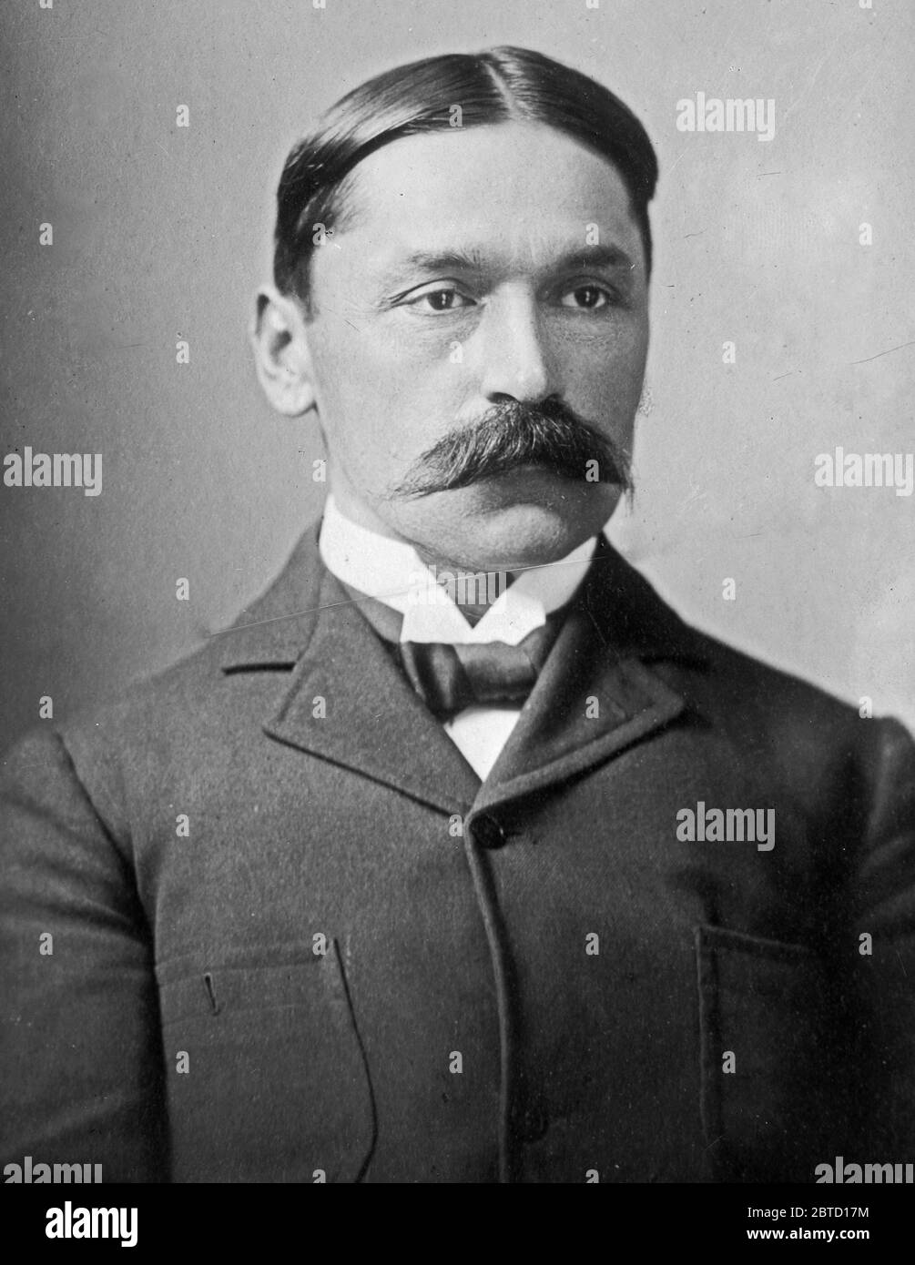 Serbian scientist Mihaljo Idvorski Pupin (1858-1935), professor at ...