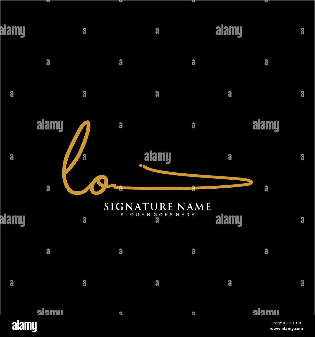 Lo modern logo Stock Vector Images - Alamy