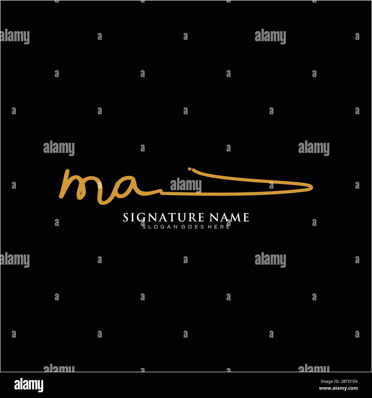 Ma signature hi-res stock photography and images - Alamy