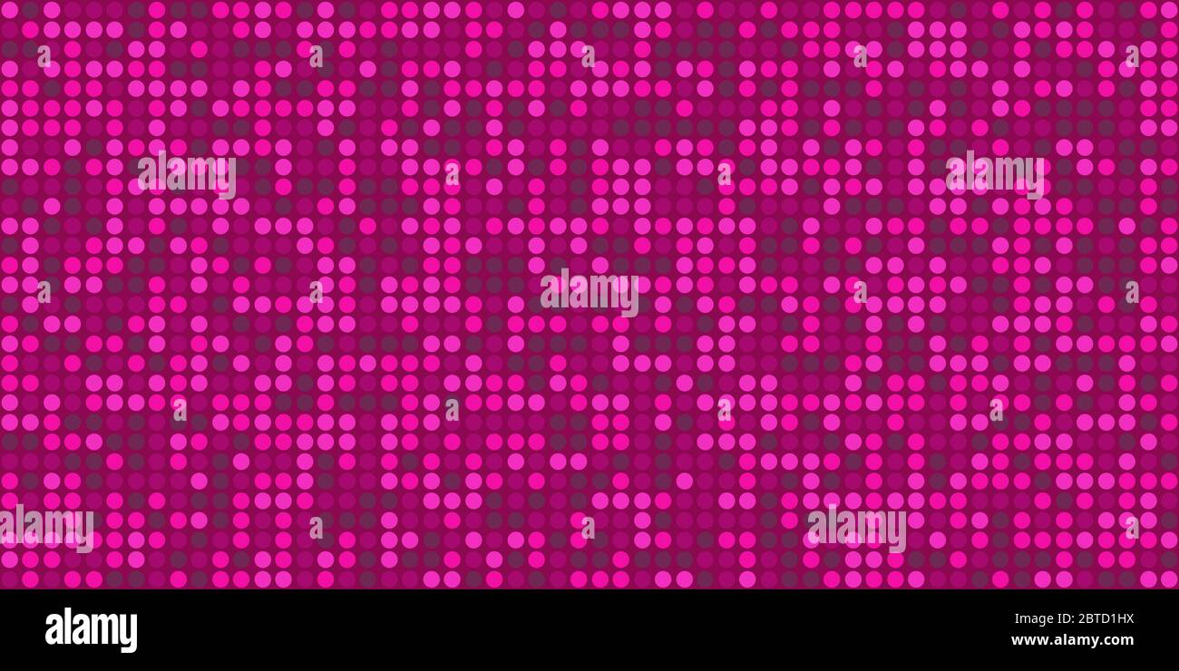 Purple and pink circles on purple background. Small circles as ...