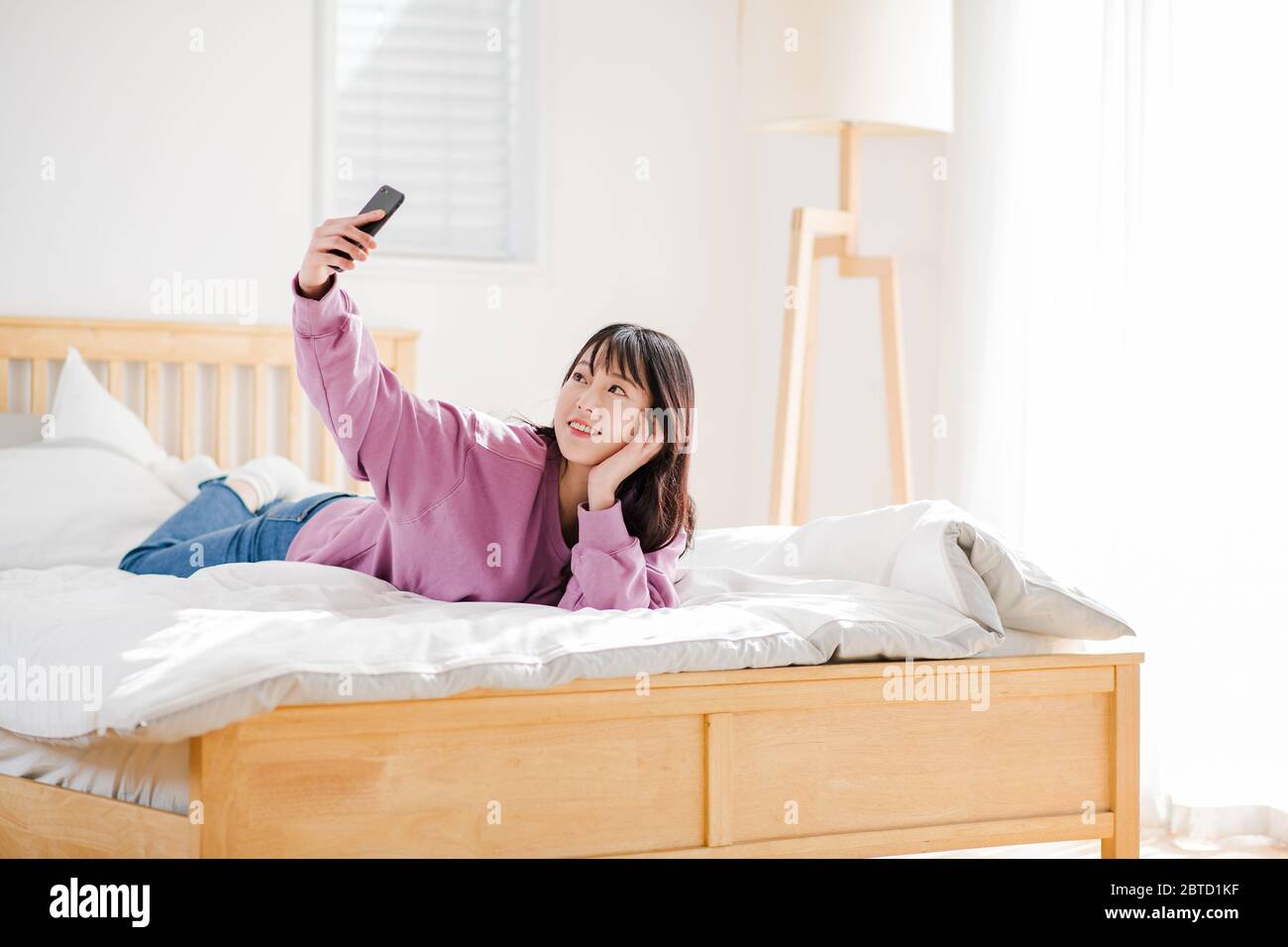 Young asian woman's Daily life concept. Enjoying daily routine 062 ...