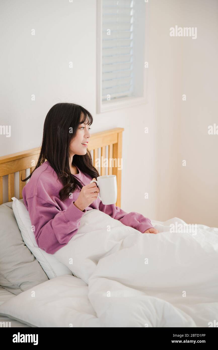 Young asian woman's Daily life concept. Enjoying daily routine 039 ...