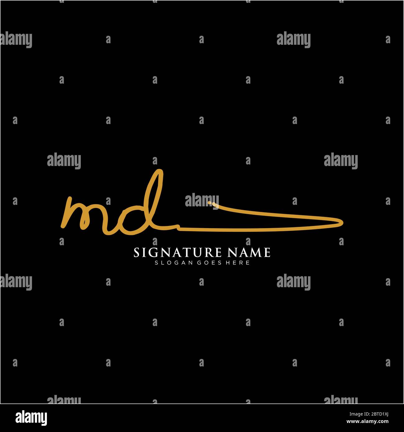 Md Signature High Resolution Stock Photography and Images - Alamy