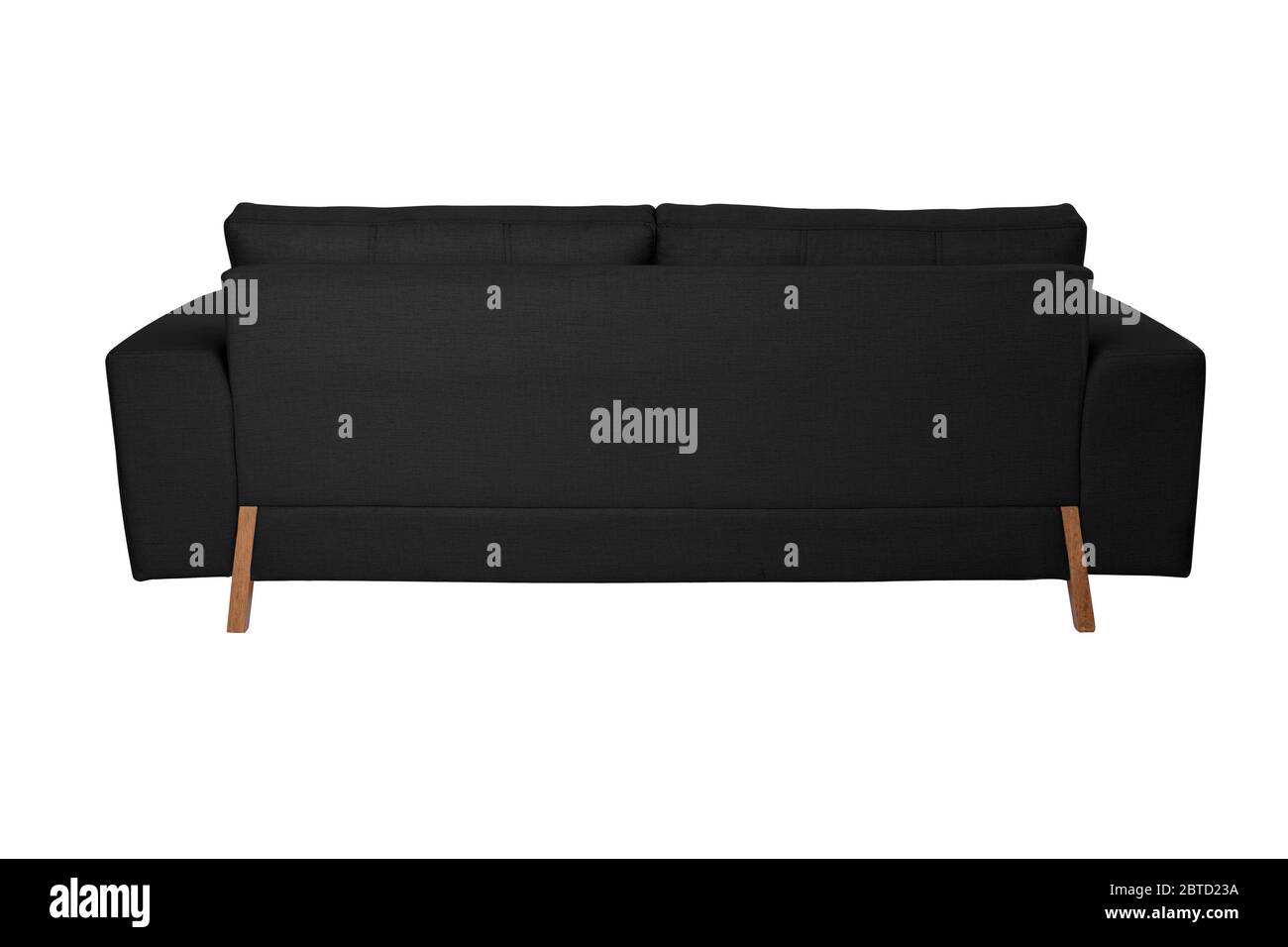 Studio shot of a beautiful modern sofa isolated on white background ...