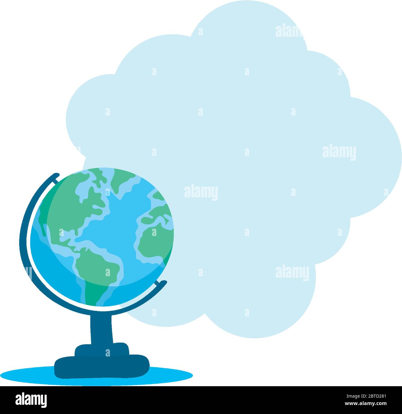 world map school supply icon Stock Vector Image & Art - Alamy