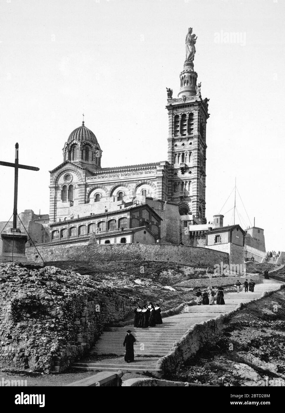 Notre dame 1900 photo hi-res stock photography and images - Alamy