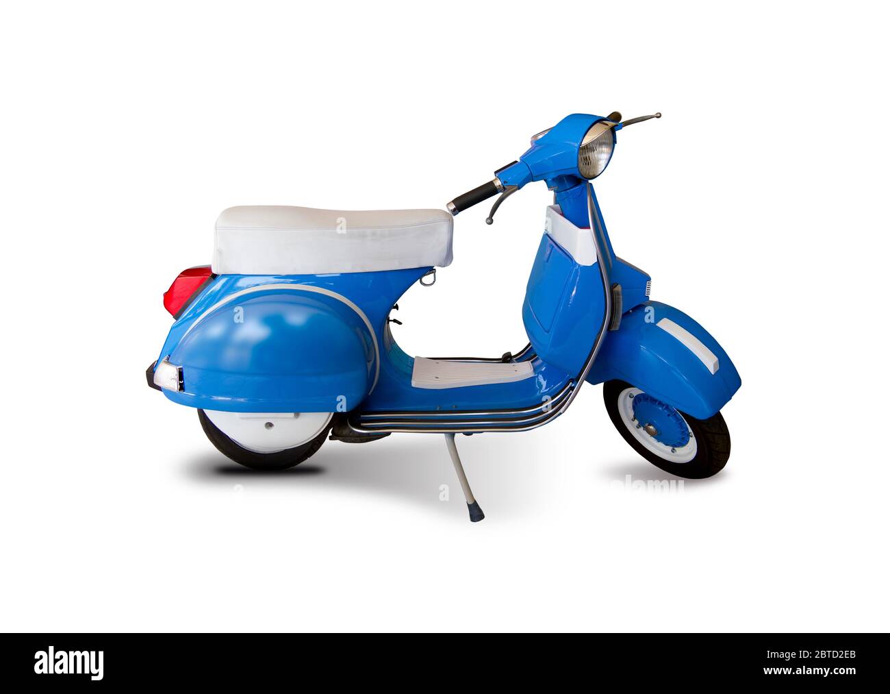 Classic scooter Cut Out Stock Images & Pictures - Alamy