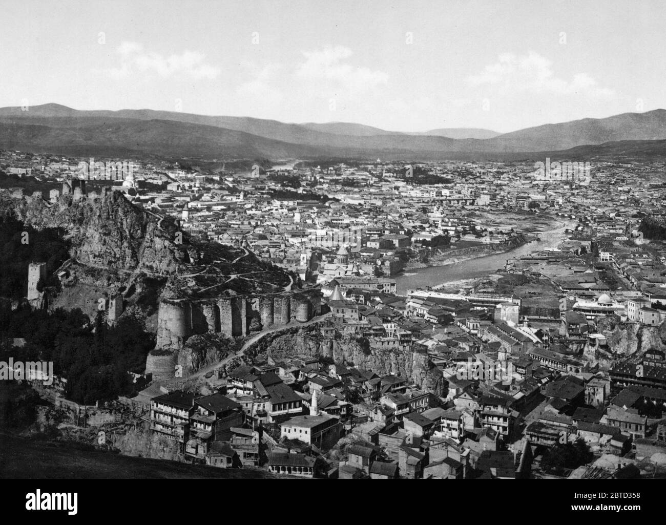 Town and fortress, Tiflis, Russia, (Tbilisi, Georgia) ca. 1890-1900 ...