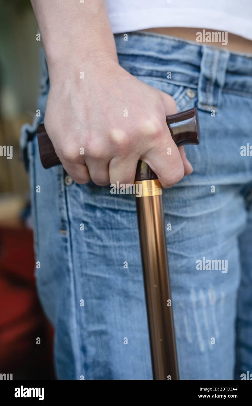 Cane hand hi-res stock photography and images - Alamy