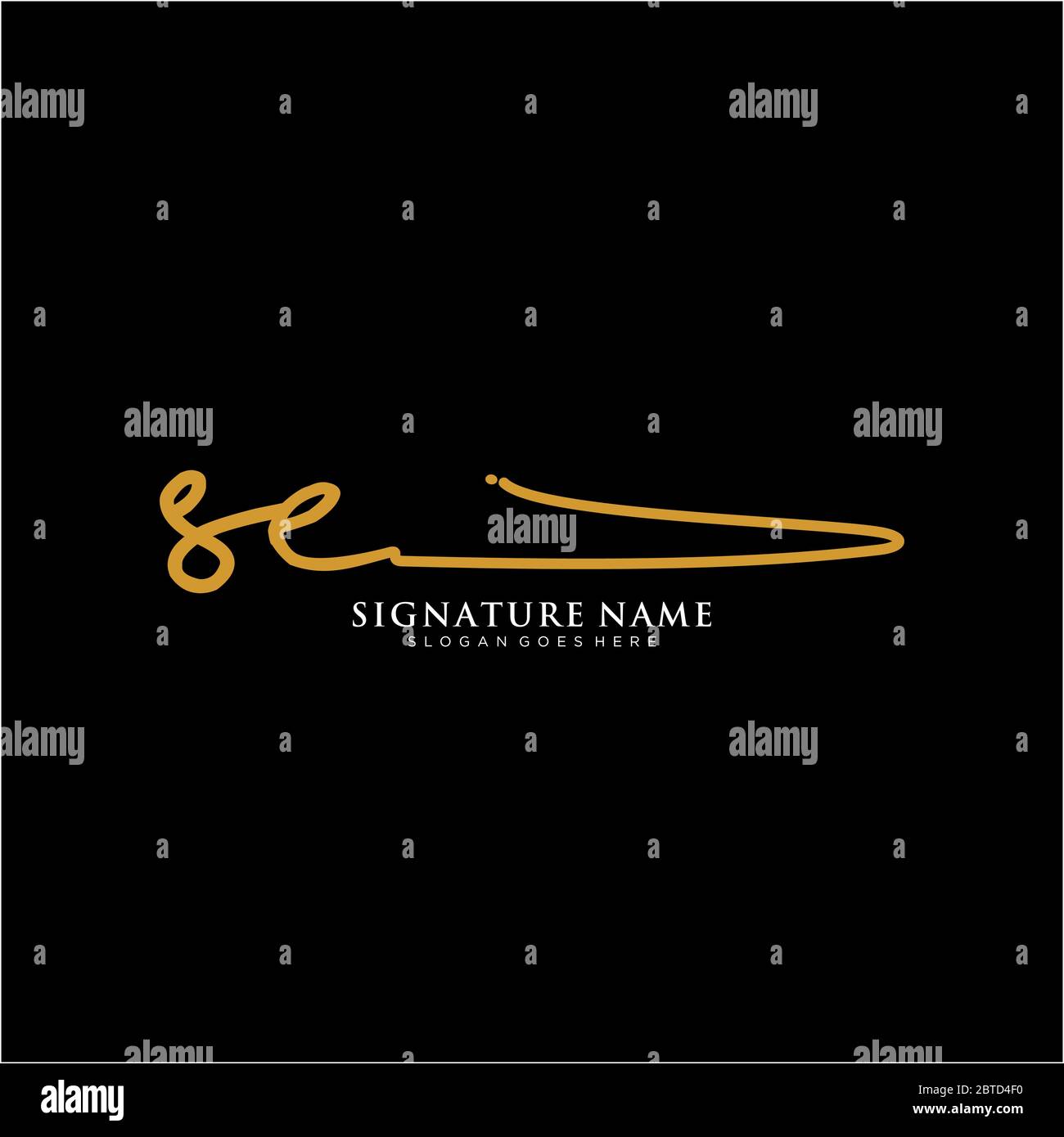 Se signature hi-res stock photography and images - Alamy