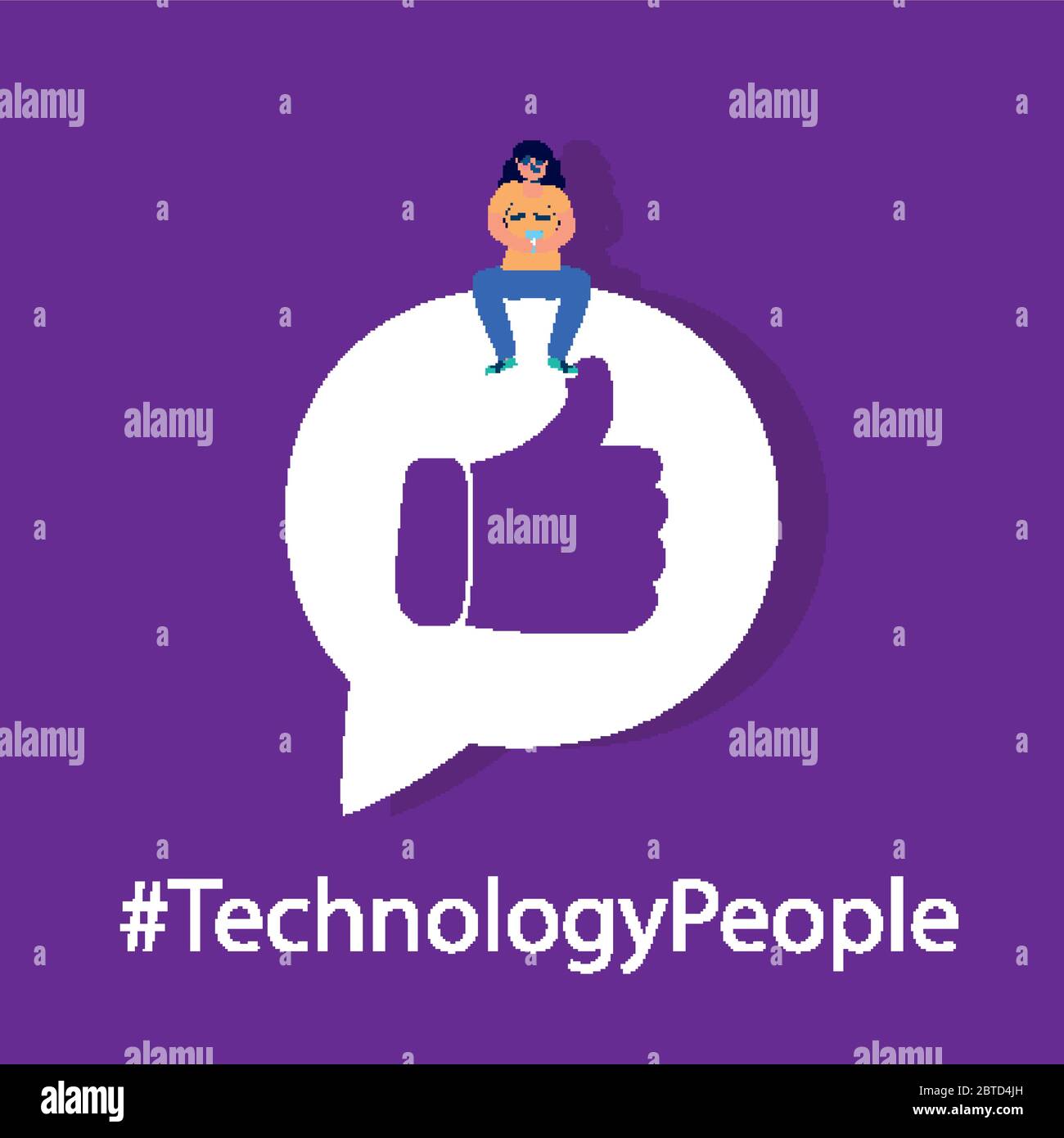 woman technology with smartphone character Stock Vector Image & Art - Alamy