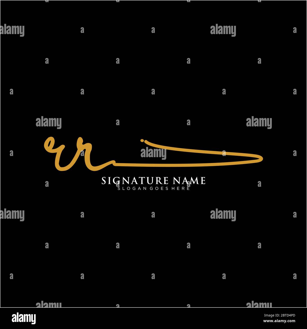 Rr initials logo hi-res stock photography and images - Alamy