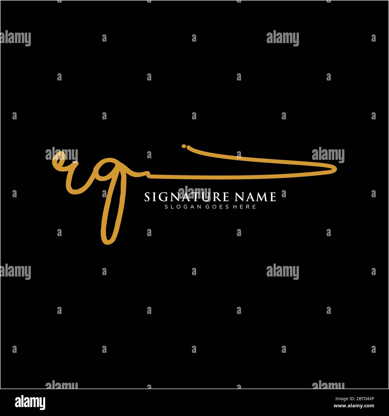 Rq logo vector vectors hi-res stock photography and images - Alamy