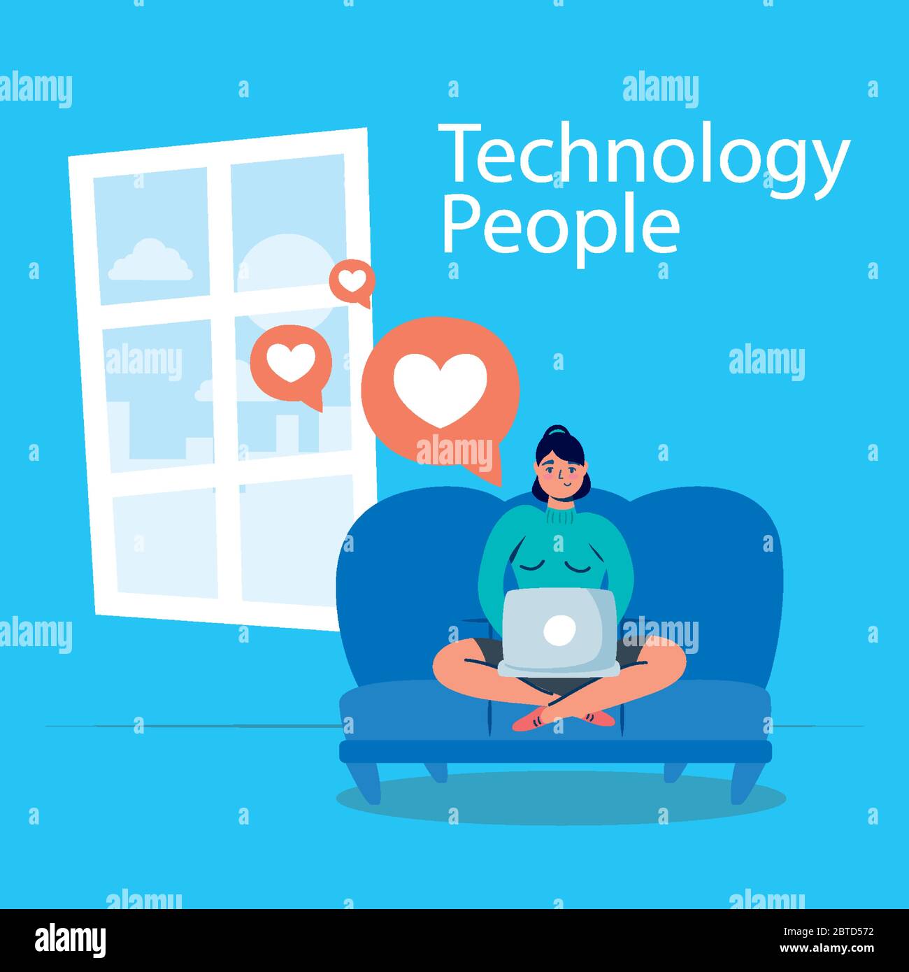 man technology with laptop character Stock Vector Image & Art - Alamy