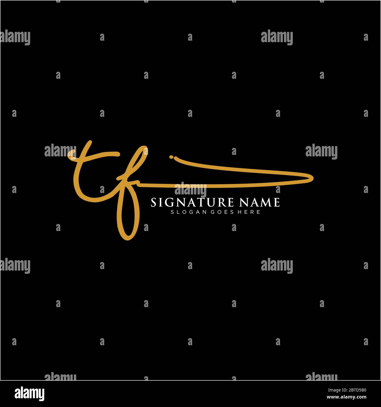 Tf logo design hi-res stock photography and images - Alamy