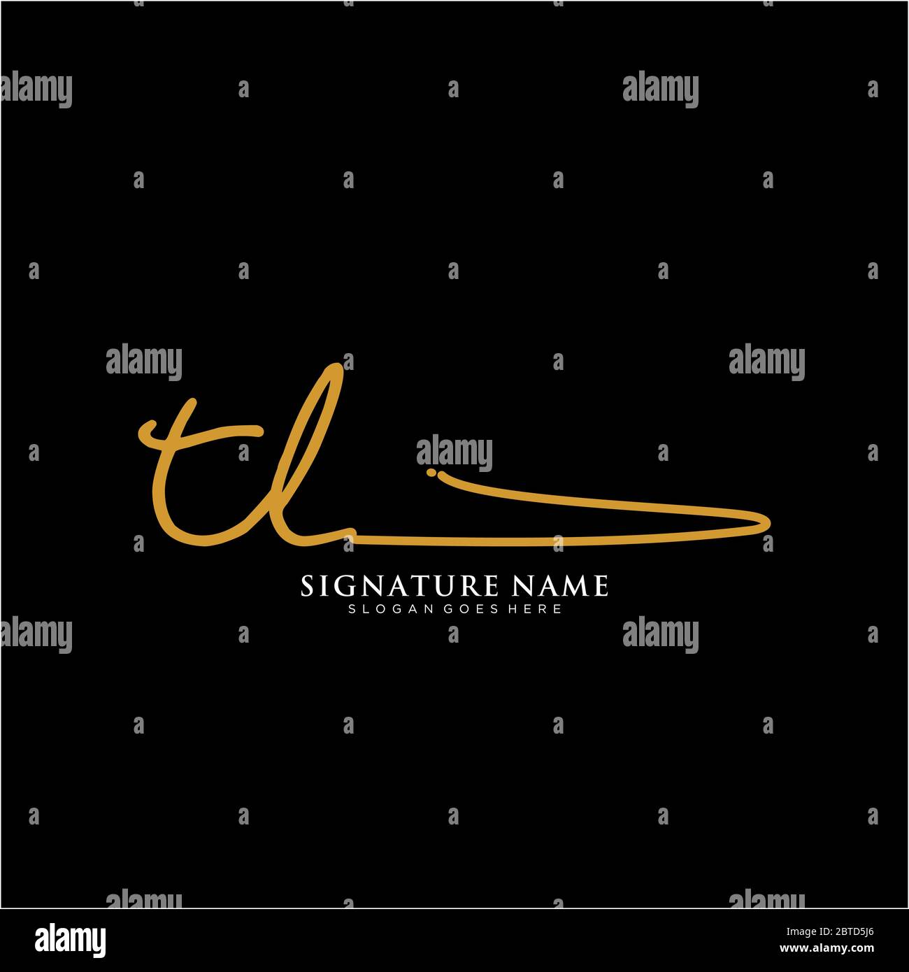 Letter tl logo Stock Vector Images - Alamy