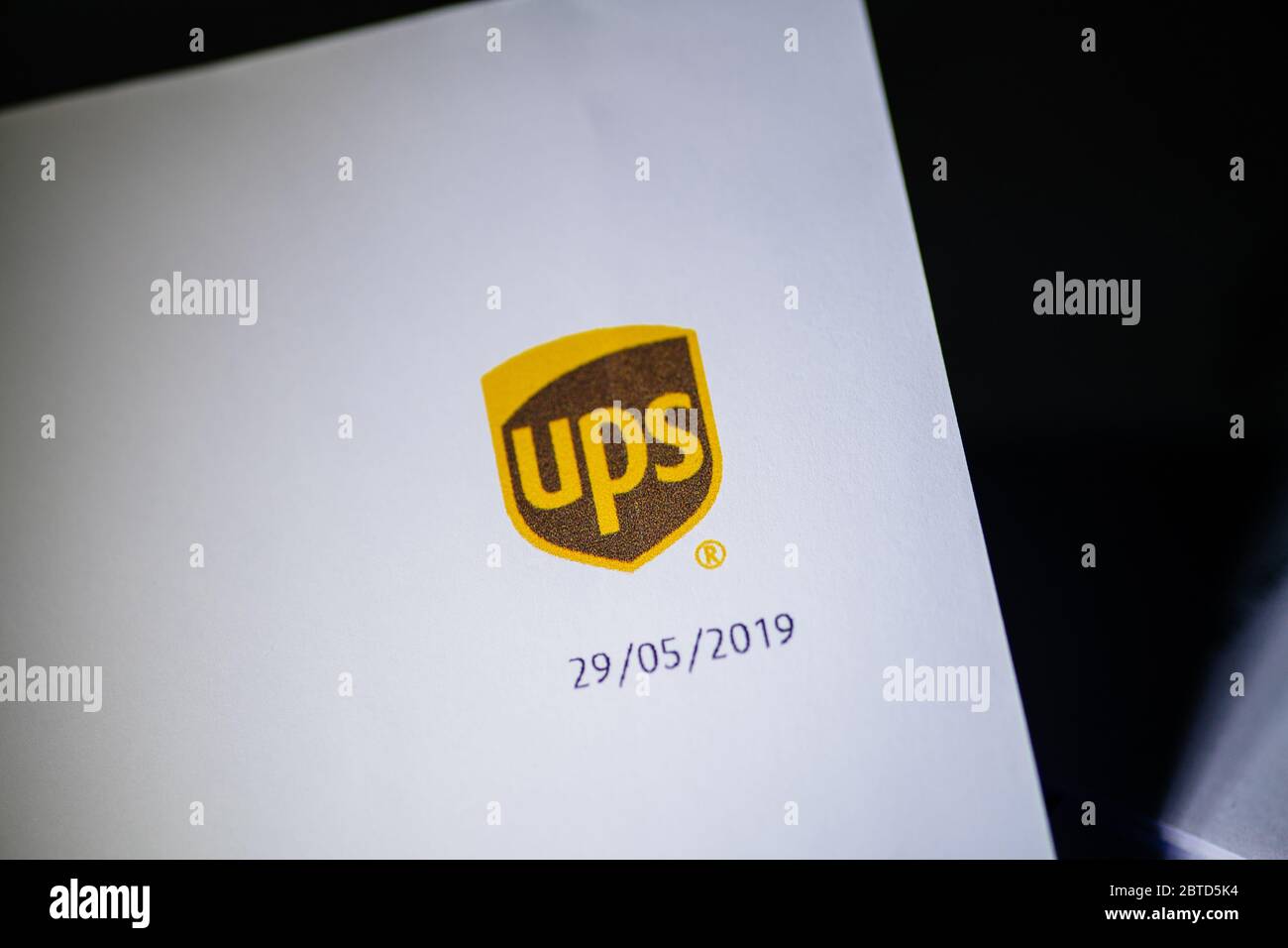 Ups logo design hi-res stock photography and images - Alamy
