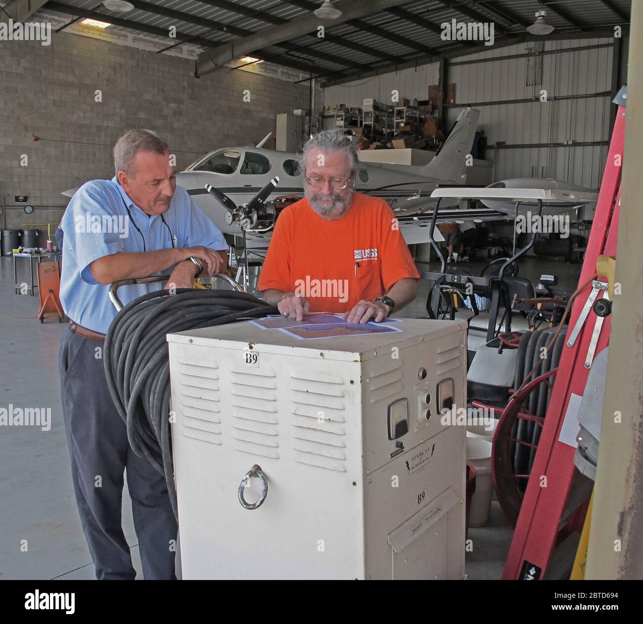 Pre-Oil Reconnaissance Flight Stock Photo - Alamy