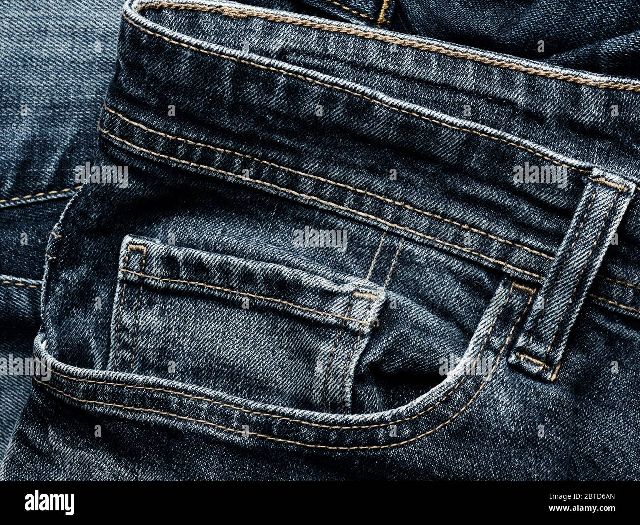 Texture of old used jeans using as header or background, fashion ...