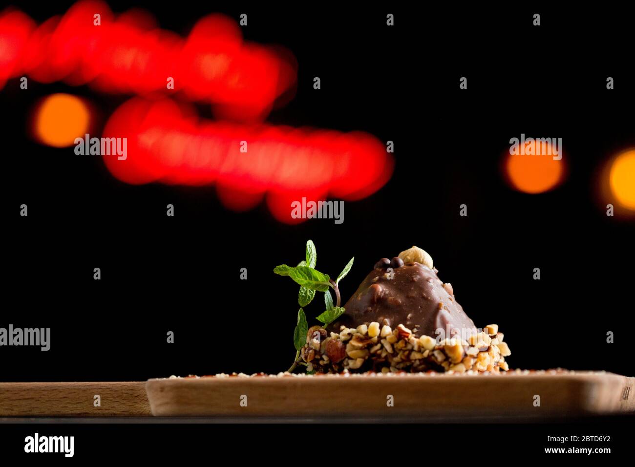 Cake chocolate pyramid dessert hi-res stock photography and images - Alamy