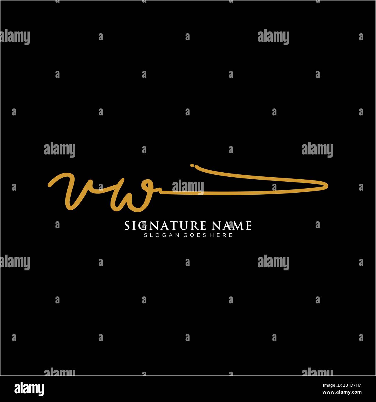 Vw signature hi-res stock photography and images - Alamy