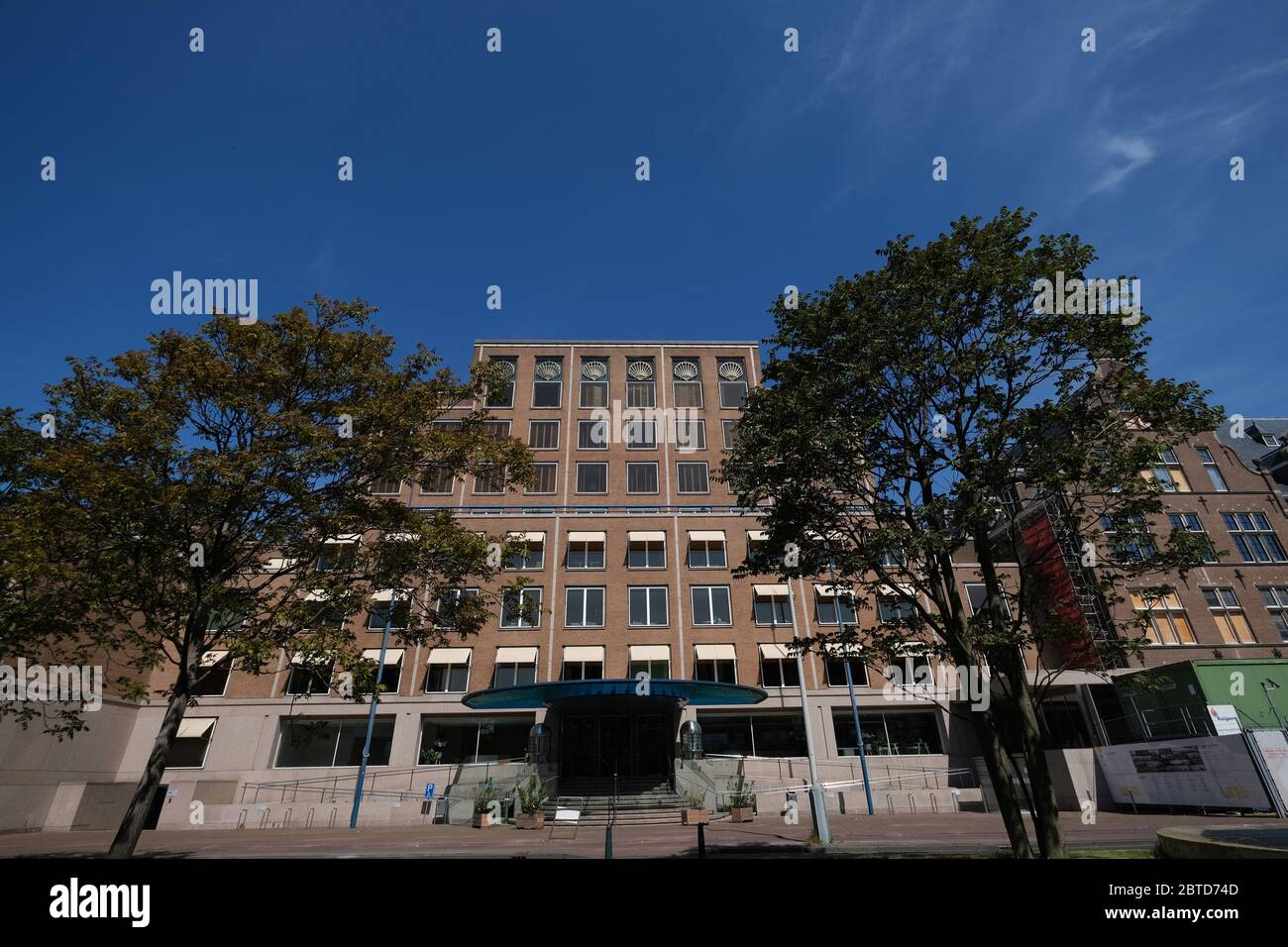 Royal Dutch Shell Plc headquarters building stands on May 21, 2020 in ...