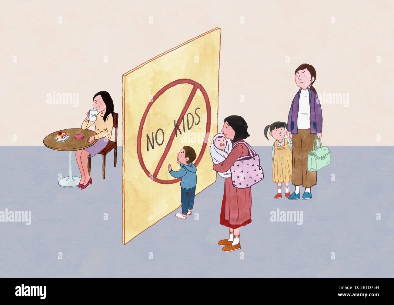 Modern social conflicts concept in flat style illustration 010 Stock ...