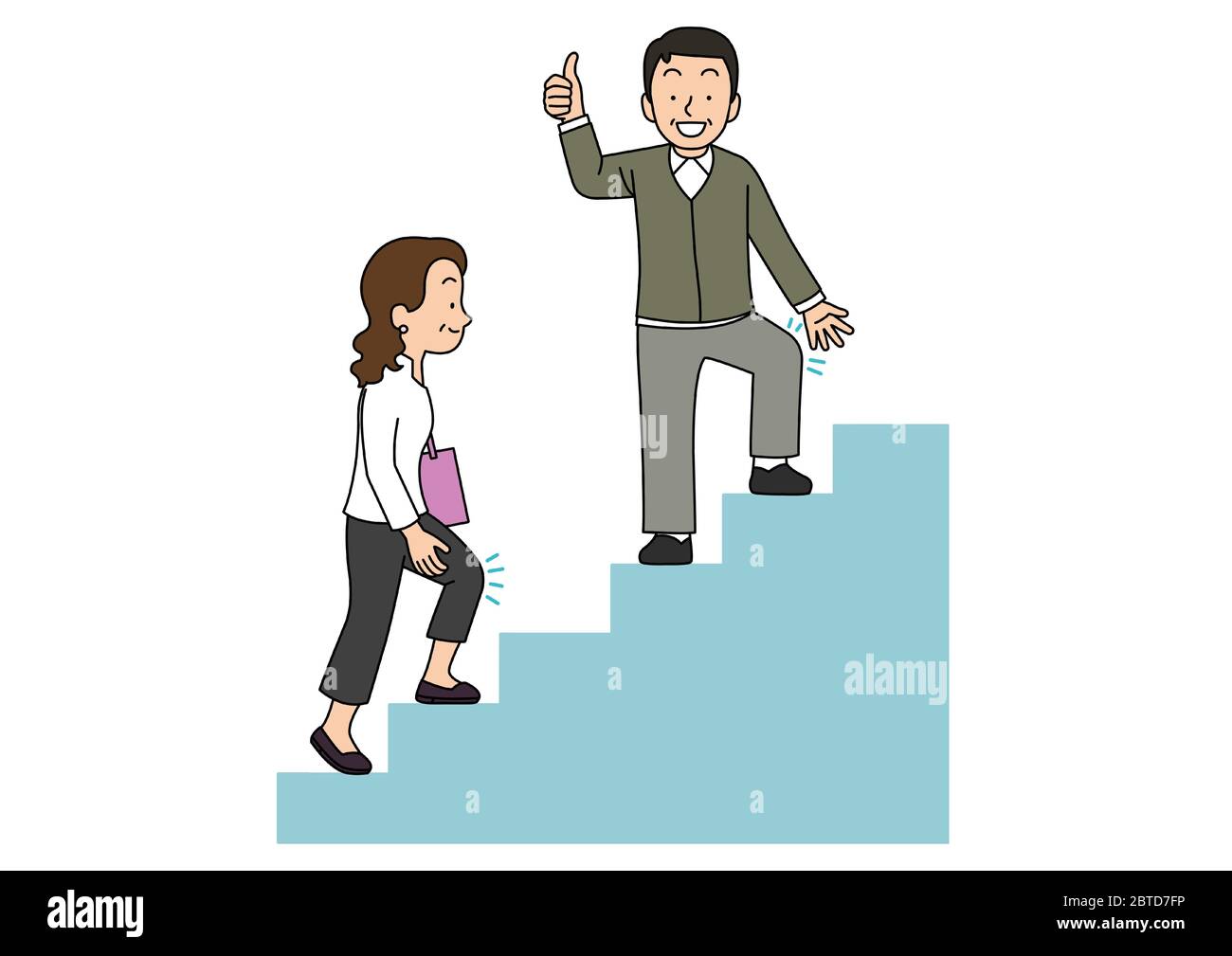 Healthy lifestyle concept, daily routine tips in flat design style ...