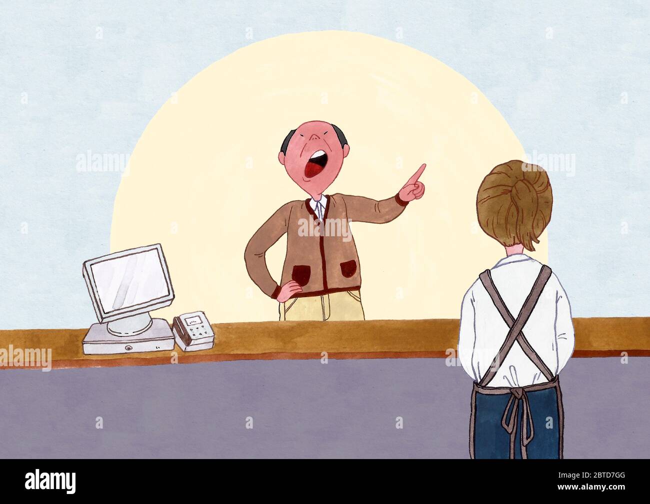 Generational conflict Stock Vector Images - Alamy