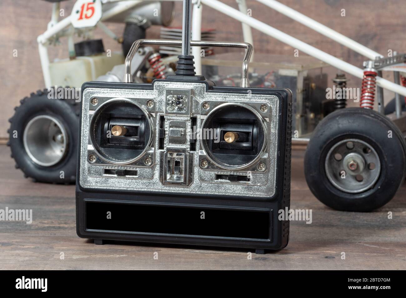 a control panel and RC buggy model Stock Photo - Alamy