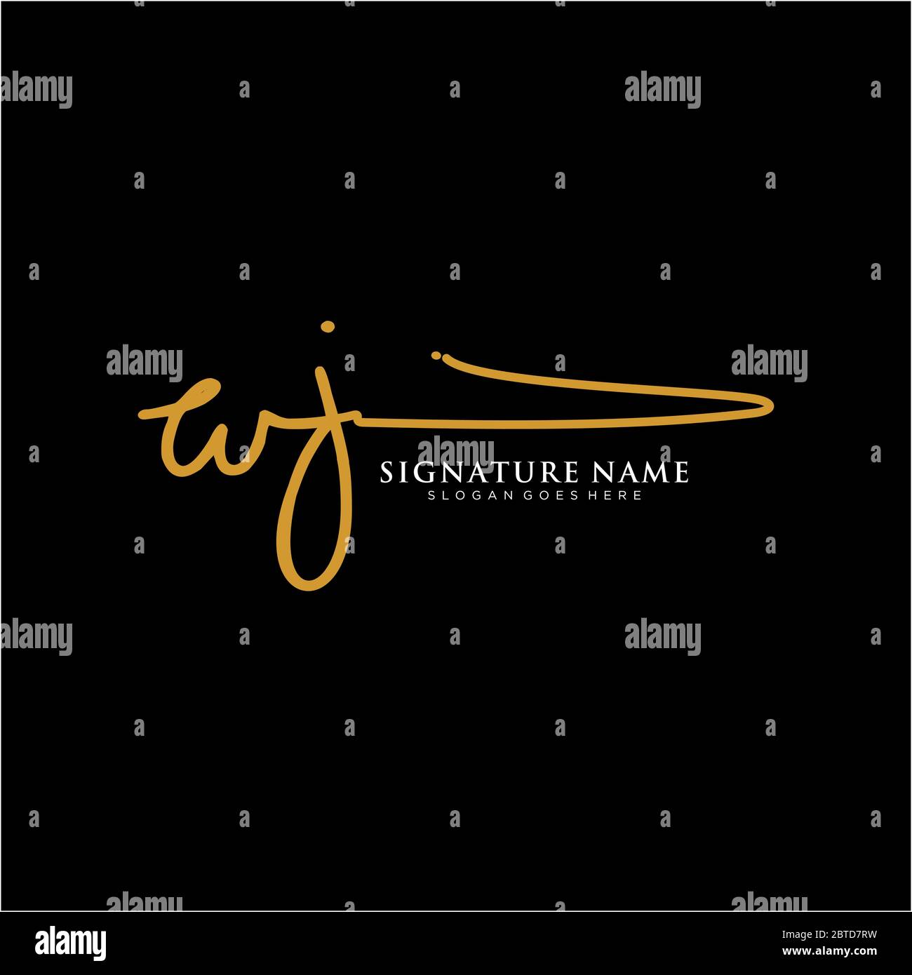 Wj clean logo hi-res stock photography and images - Alamy