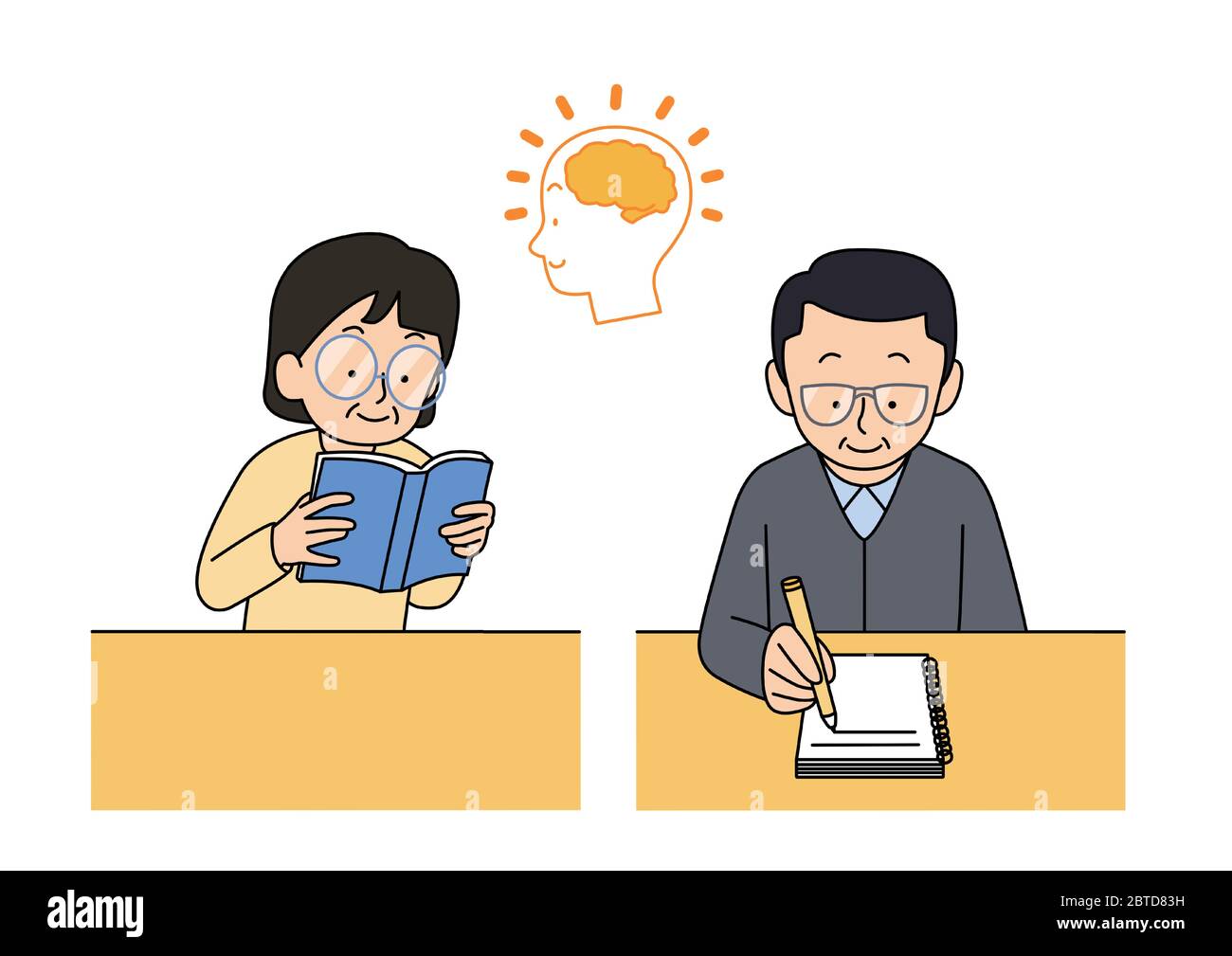 Healthy lifestyle concept, daily routine tips in flat design style ...