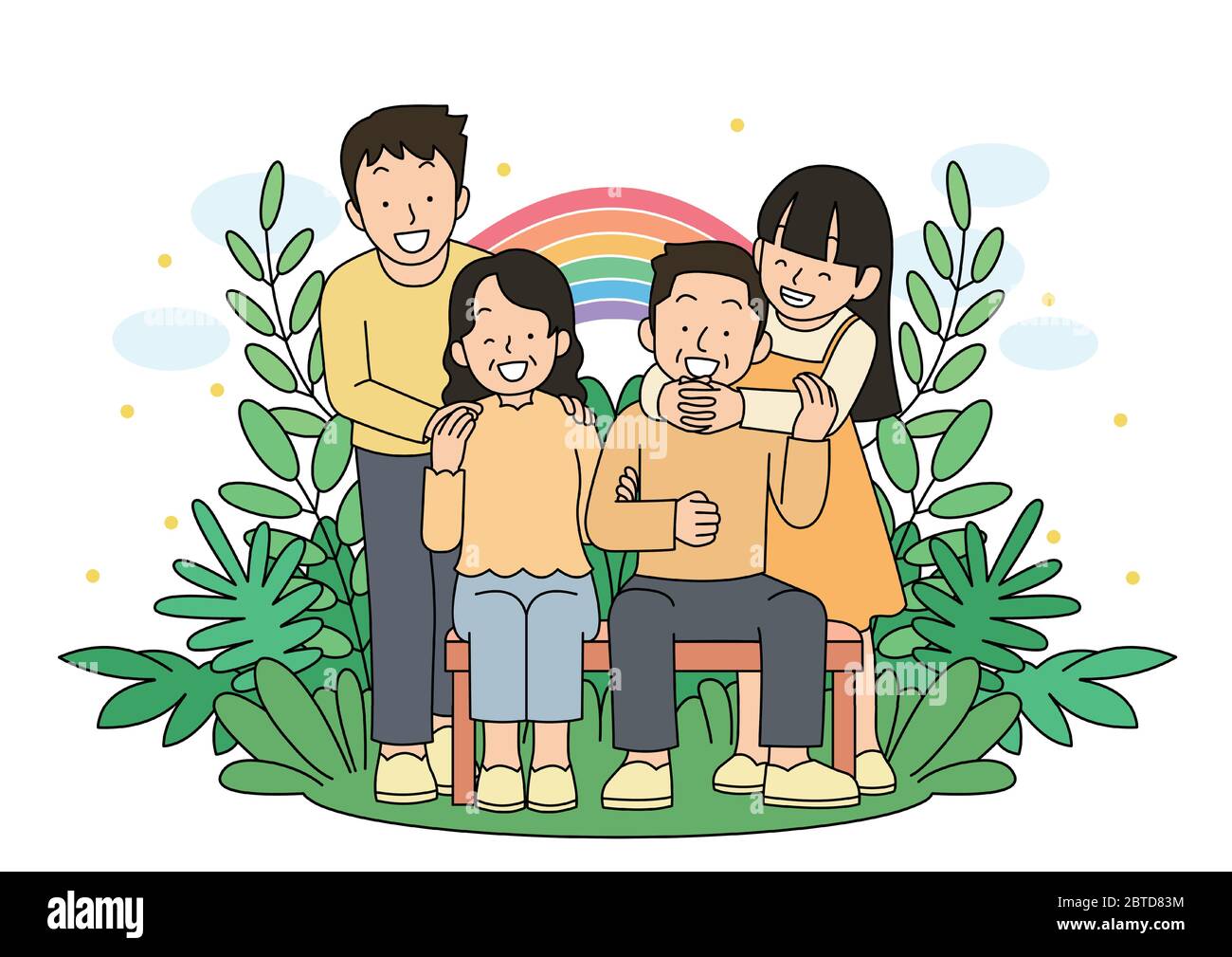 Healthy lifestyle concept, daily routine tips in flat design style ...