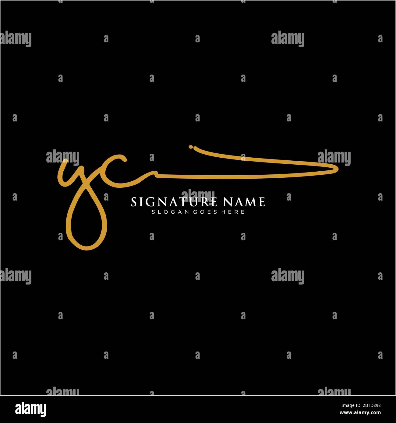 Yc luxury logo hi-res stock photography and images - Alamy