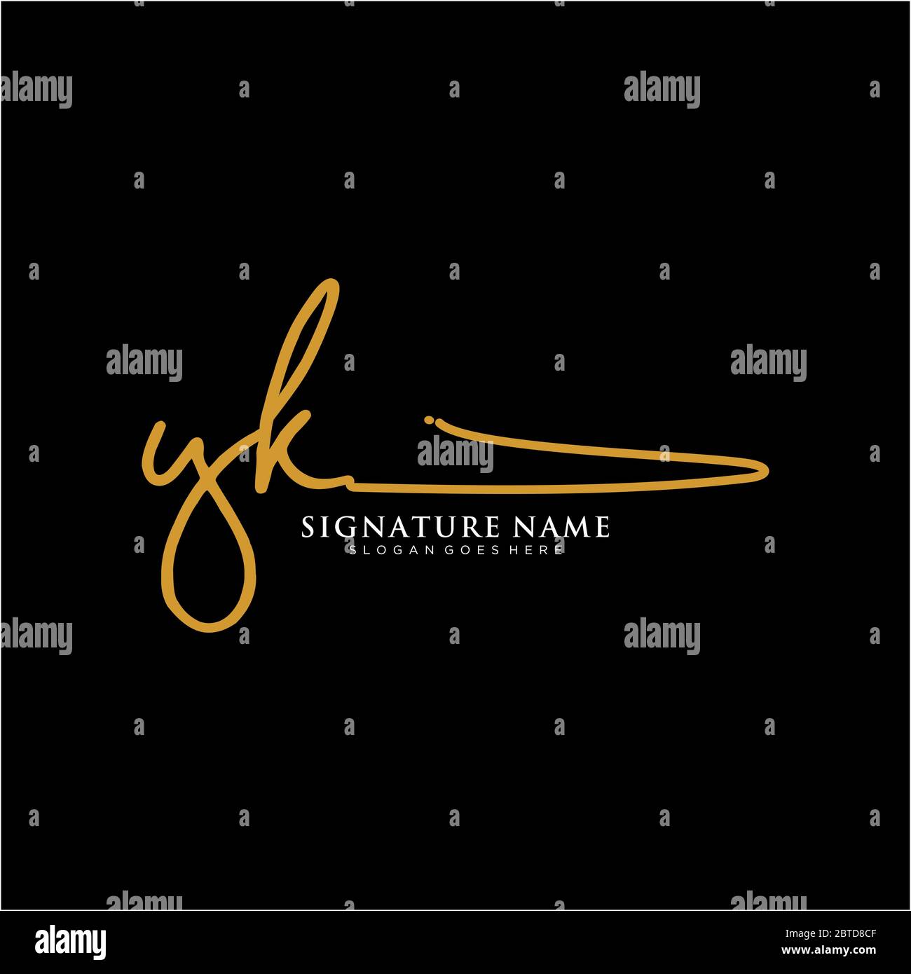 Letter yk logo hi-res stock photography and images - Alamy
