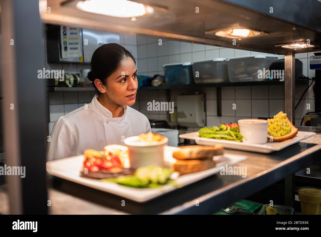Chef waiting for Service Stock Photo - Alamy