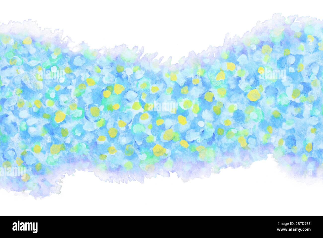 pastel color rainy blue abstract on natural grunge watercolor hand ...