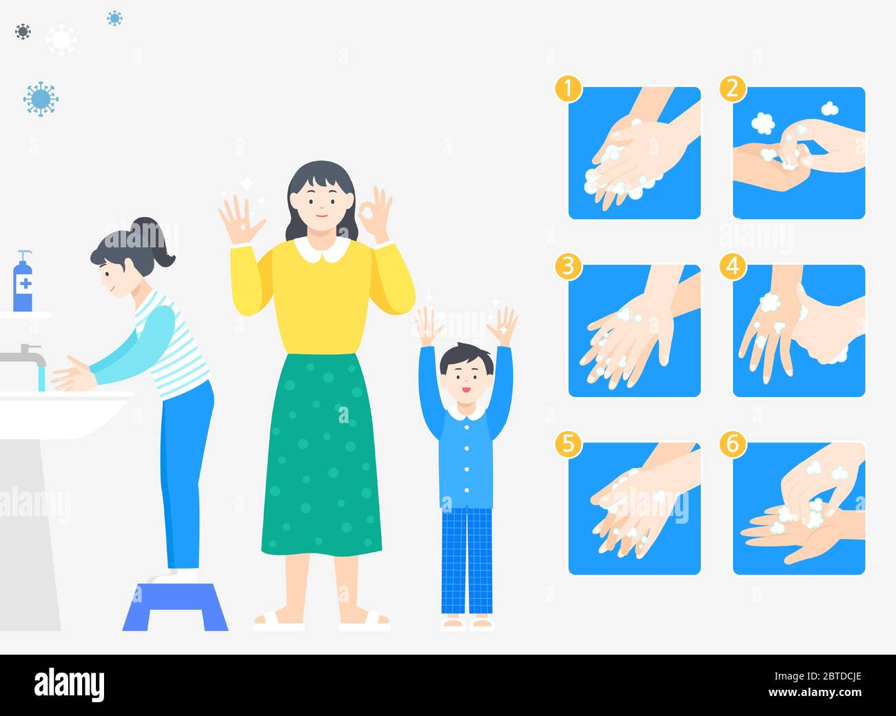 Preventive measures against the virus illustration 005 Stock Vector ...