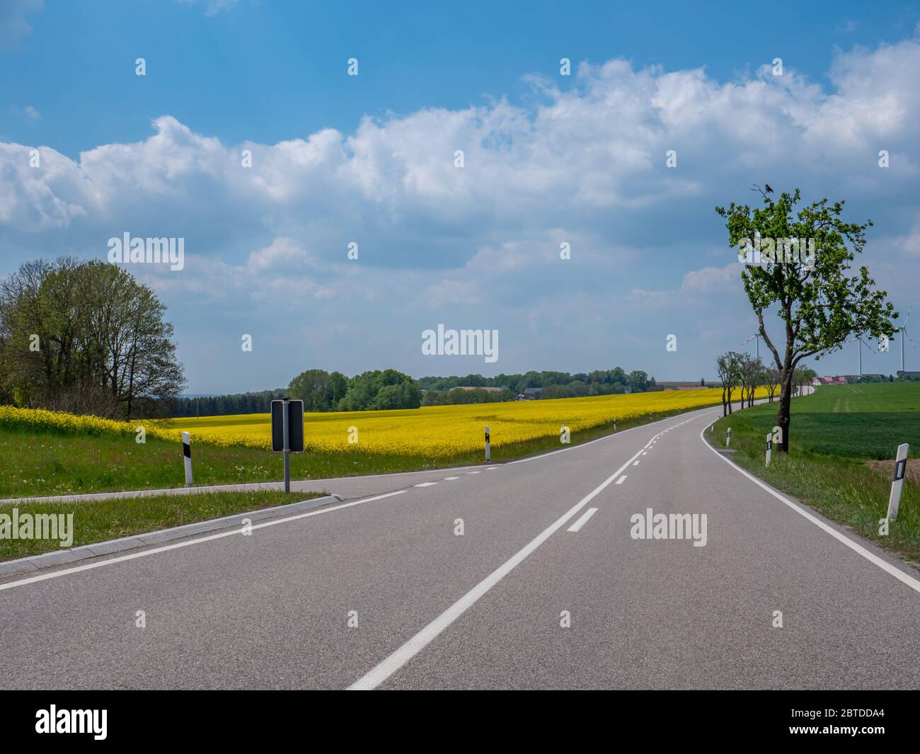 Country road New paths to the future Stock Photo - Alamy