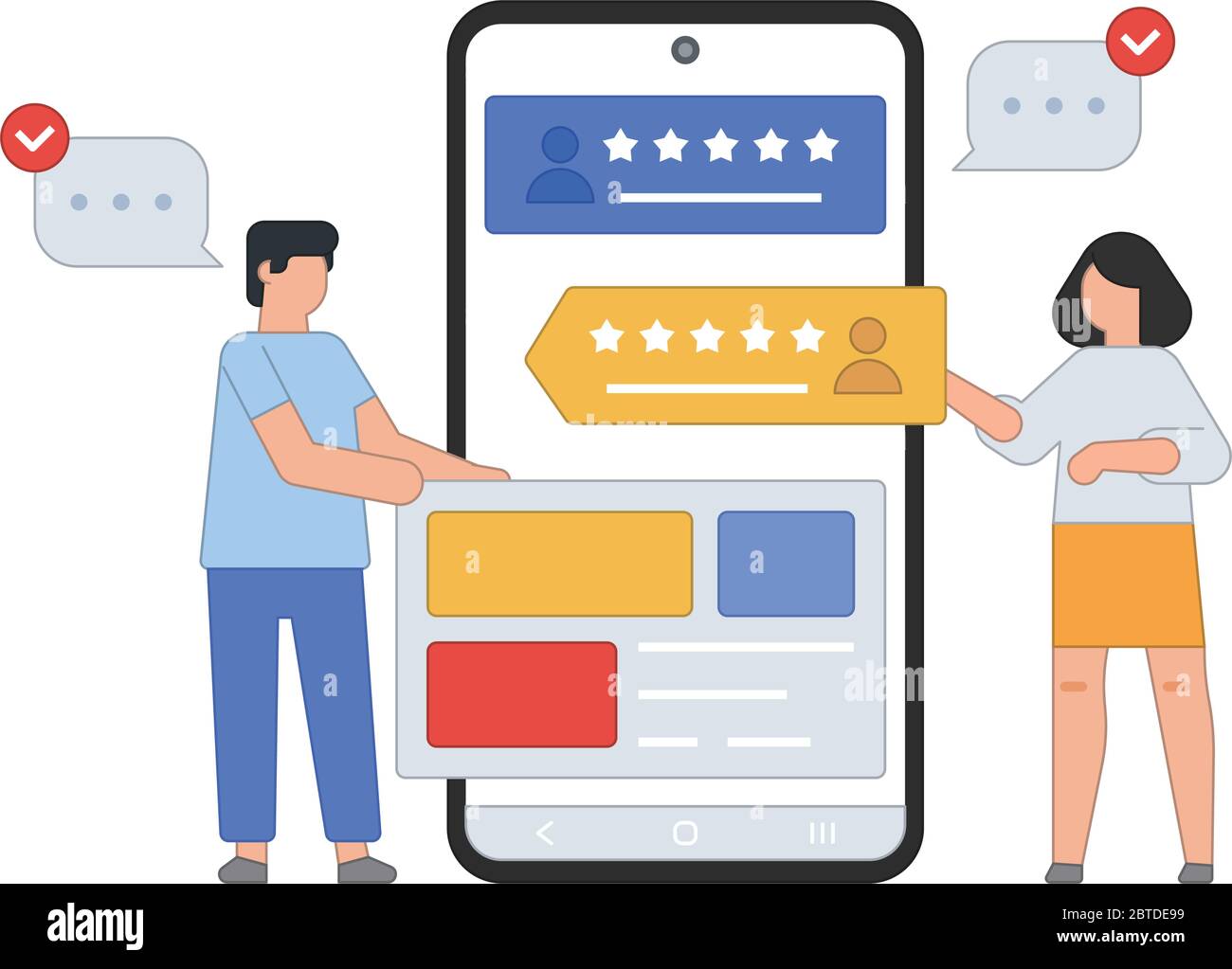 Daily life and work concept flat design illustration 018 Stock Vector ...