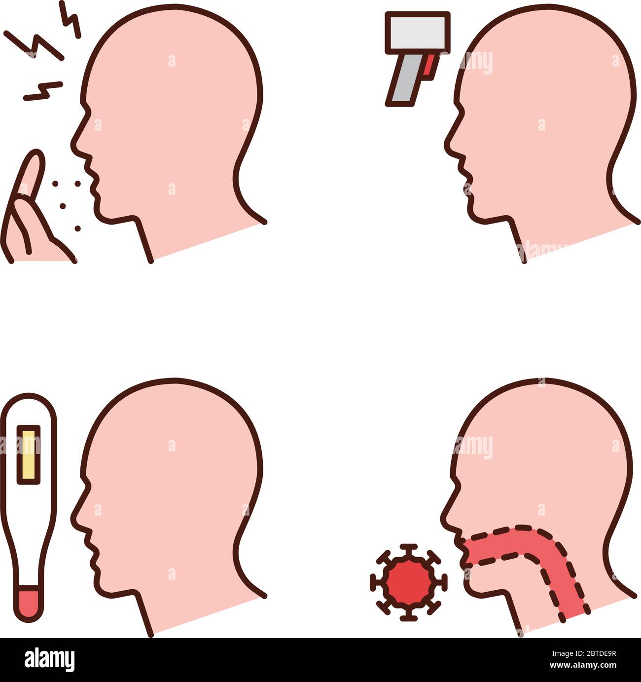 Preventive measures against the virus in a flat design icon set 011 ...