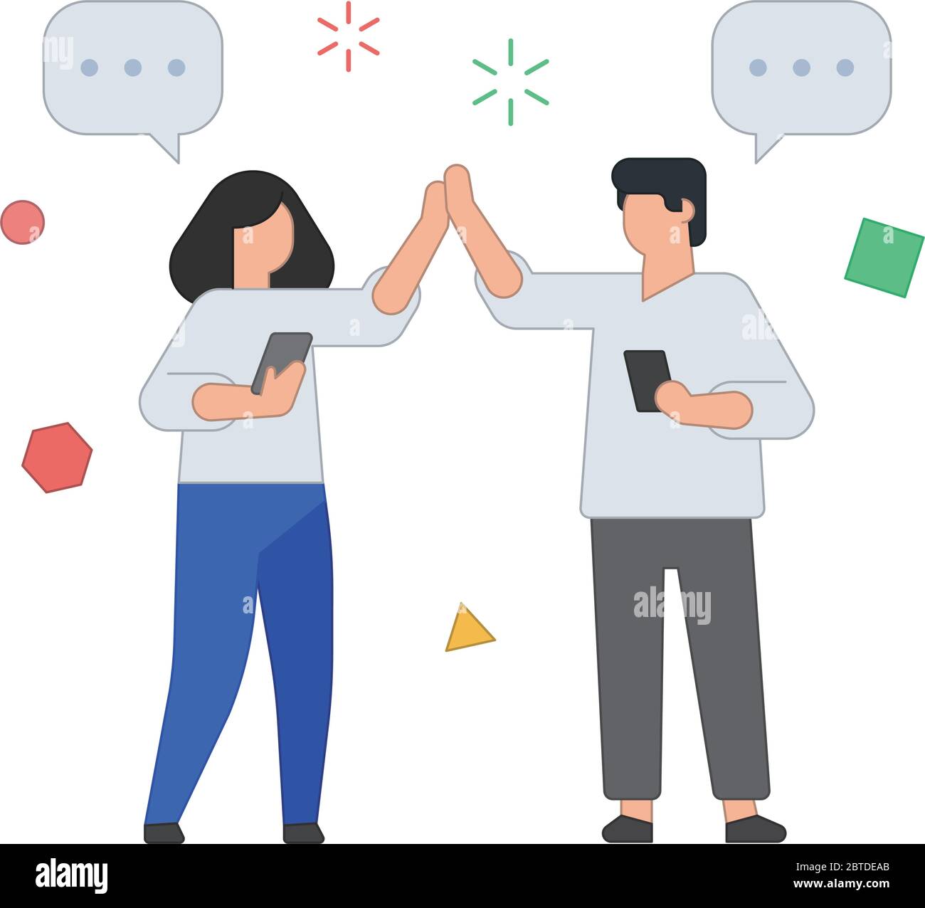 Daily life and work concept flat design illustration 024 Stock Vector ...