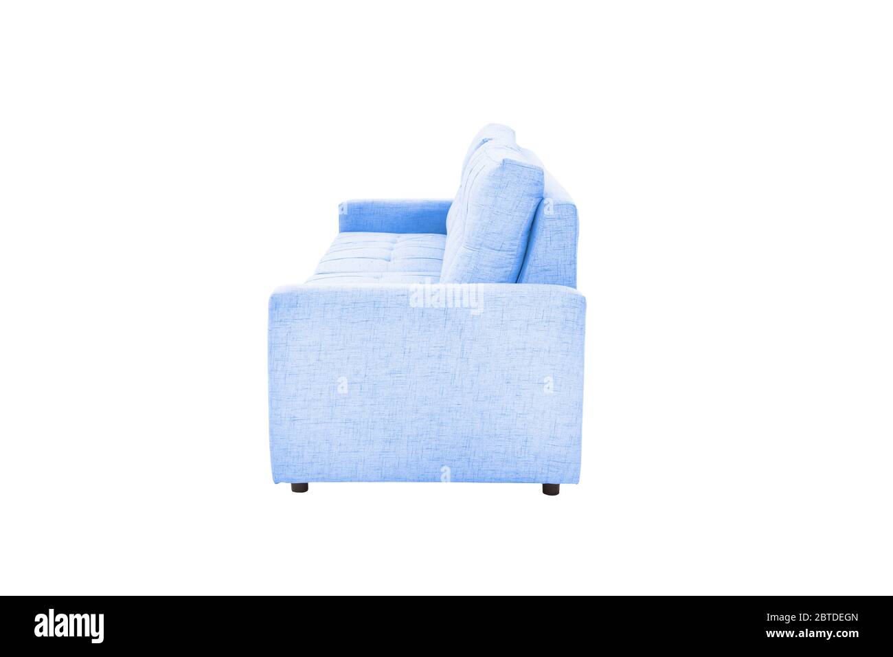 Studio shot of a beautiful modern sofa isolated on white background ...